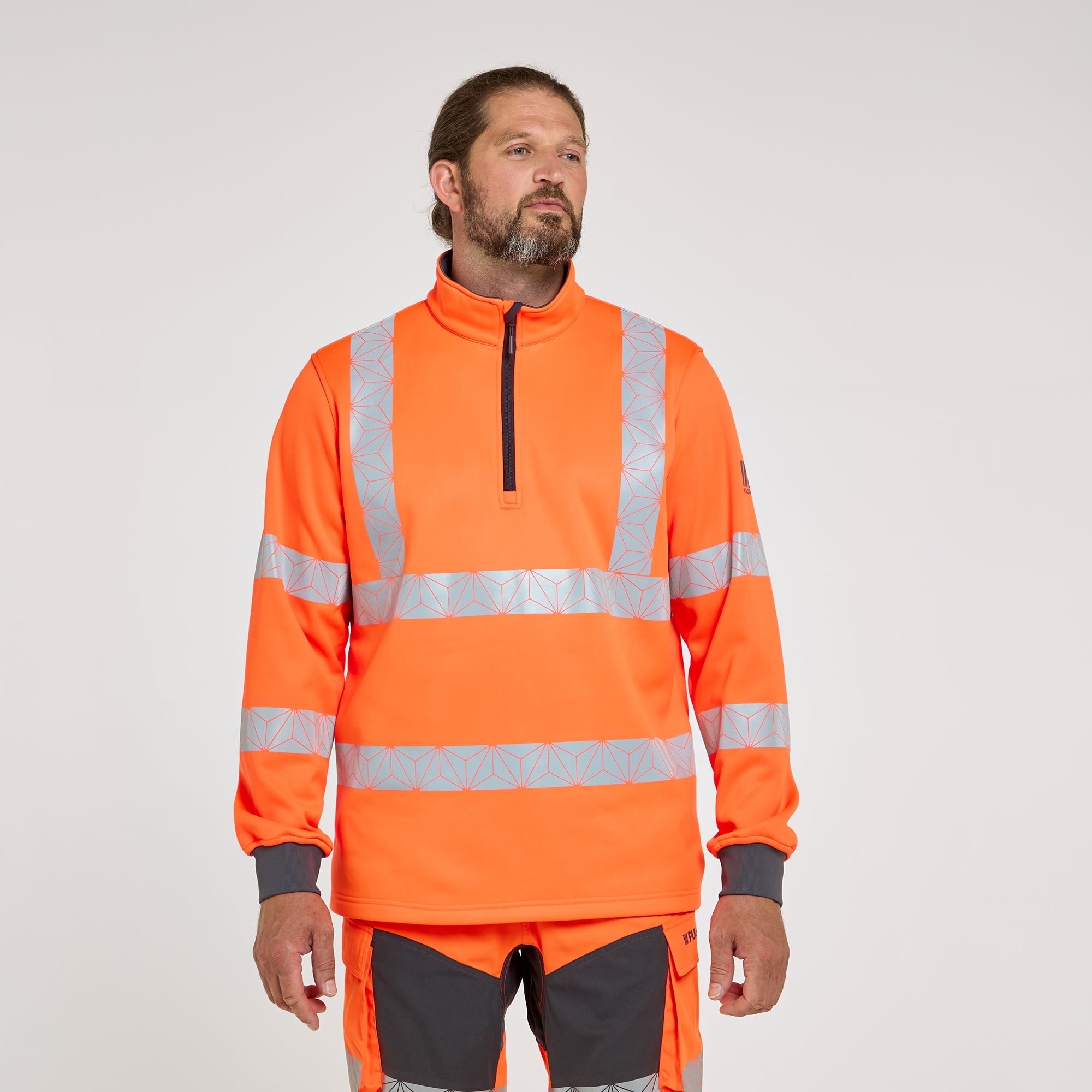 PULSAR® REACT Quarter-Zip Orange